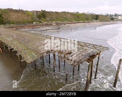 Rio Del Mar, CA Beach Stock Photo - Alamy