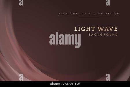 Rosewood pink light wave border background Stock Vector Image & Art - Alamy