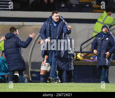 Raith Rovers manager Ian Murray applauds the fans following the cinch ...