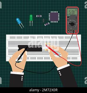 vector design of digital multimeter or DMM Stock Vector Image & Art - Alamy