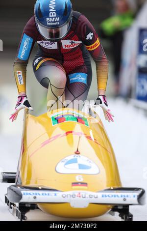 Winterberg, Germany. 07th Jan, 2023. Bobsleigh: World Cup, monobob ...