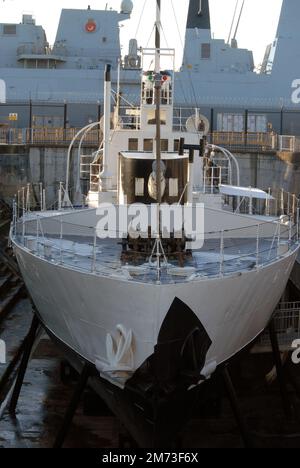 HMS M33 is the only surviving vessel from Gallipoli and one of only 3 ...