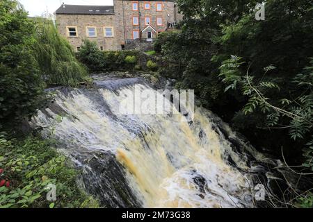 The Swindale Beck river, Brough town, Eden valley, Cumbria, England, UK ...