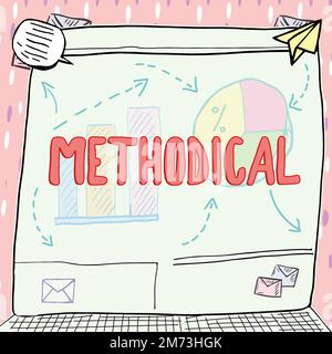 Handwriting text Methodical, Business idea System of Methods used in a ...