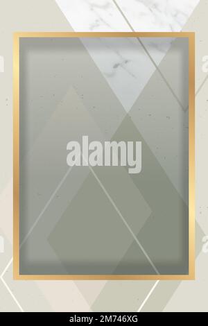 Rectangle framed card mockup vector Stock Vector Image & Art - Alamy