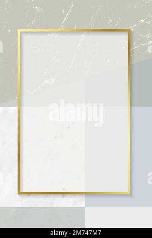 Rectangle framed card mockup vector Stock Vector Image & Art - Alamy