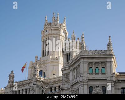 Madrid City Hall, ayuntamiento Communications Palace architecture ...