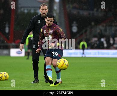 Boscombe, Dorset, UK. 7th Jan 2023. 7th January 2023; Vitality Stadium ...