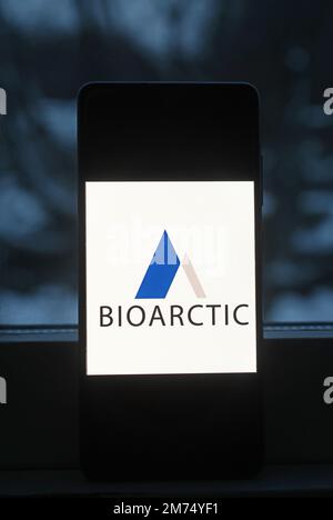 Bioarctic logo. Bioarctic AB is a Swedish pharmaceutical research ...