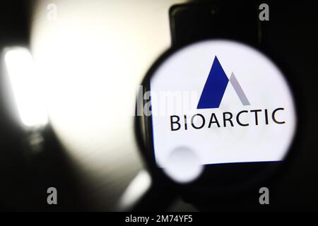 Bioarctic logo. Bioarctic AB is a Swedish pharmaceutical research ...