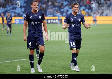 Scott Wootton and Alex Rufer of Wellington Phoenix thanks their ...