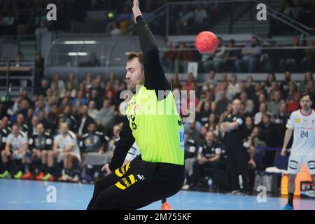Bremen, Deutschland. 07th Jan, 2023. firo: 07.01.2023, handball ...