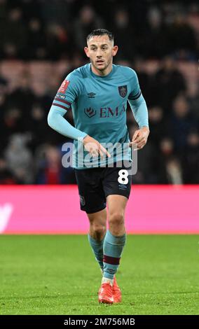 Boscombe, Dorset, UK. 7th Jan 2023. 7th January 2023; Vitality Stadium ...