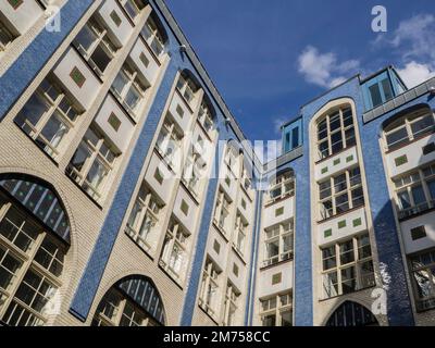 Art déco buildings (Hackesche Höfe) in Berlin (Germany Stock Photo - Alamy