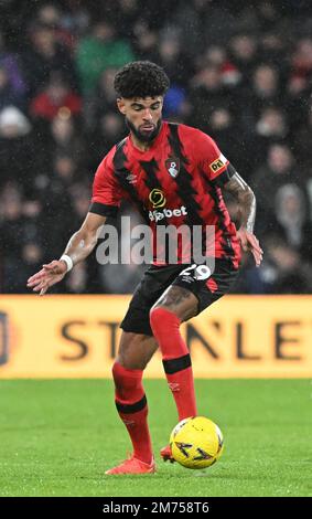 Boscombe, Dorset, UK. 7th Jan 2023. 7th January 2023; Vitality Stadium ...