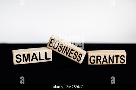 Small business grant symbol. Conceptual words Small Business Grant on ...