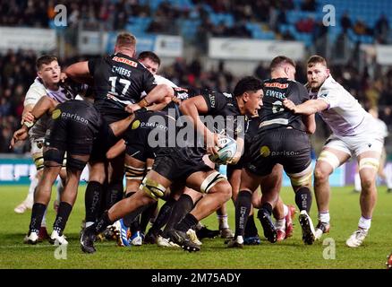 Greg Fisilau of Exeter Chiefs in action during the Investec Champions ...