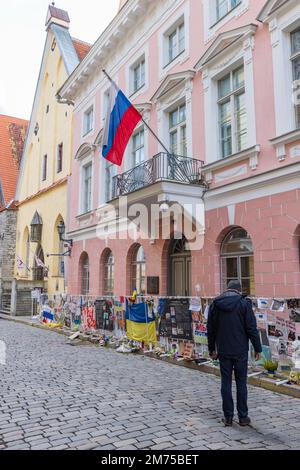 Russian Embassy in Tallinn Stock Photo - Alamy