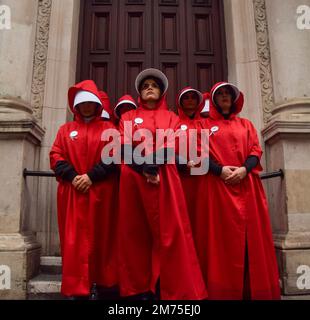 Handmaids Tale Protest in London On International Womens Day, 8 March ...