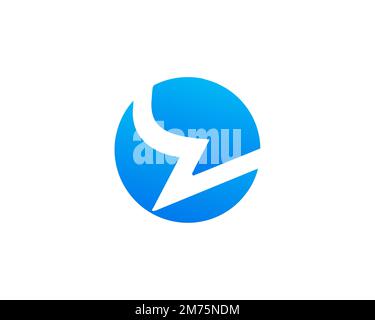 Blued app, rotated logo, white background Stock Photo - Alamy