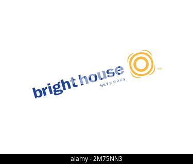 Bright House Networks, rotated logo, white background B Stock Photo - Alamy
