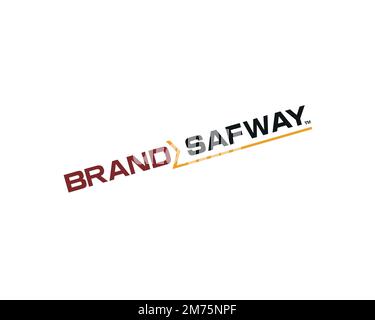 BrandSafway, rotated logo, white background B Stock Photo - Alamy