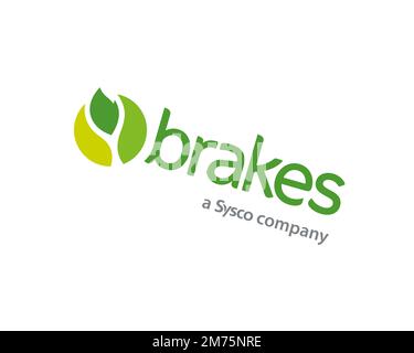 Brake Bros, Rotated Logo, White Background Stock Photo - Alamy