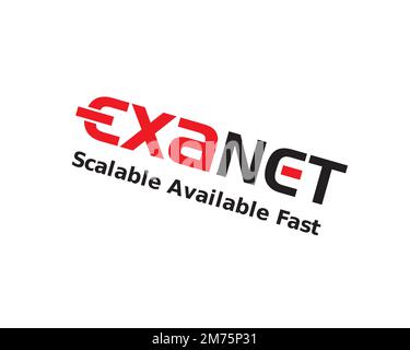 Exanet, Logo, White background Stock Photo - Alamy