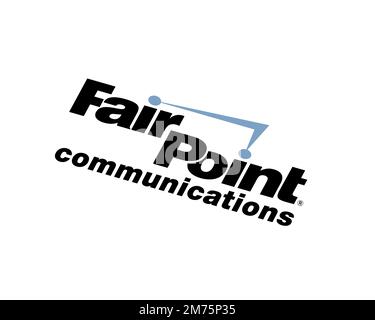 FairPoint Communications, rotated logo, white background Stock Photo ...