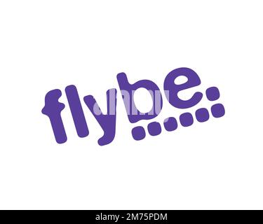 Flybe, Logo, White background Stock Photo - Alamy