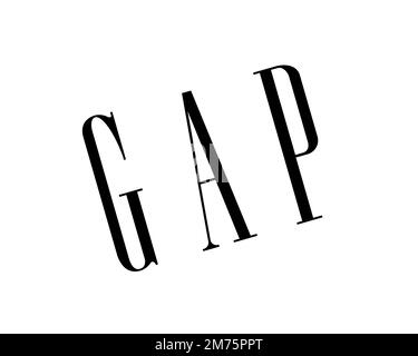 Gap Inc. rotated logo, white background B Stock Photo - Alamy