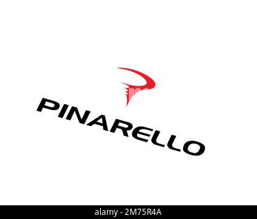 Pinarello, rotated logo, white background Stock Photo - Alamy