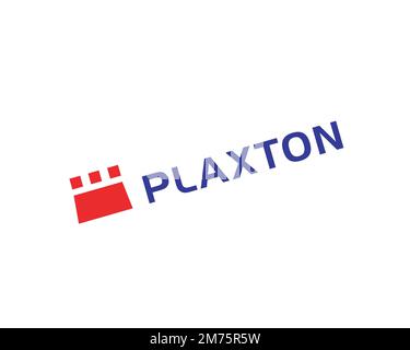Plaxton, Logo, White Background Stock Photo - Alamy