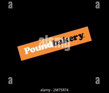 Poundbakery, Logo, Black background Stock Photo - Alamy