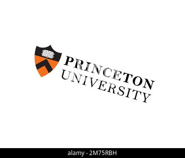 Princeton University, rotated logo, white background Stock Photo - Alamy