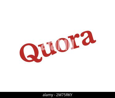 Quora, Logo, White background Stock Photo - Alamy