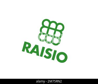 Raisio Group, rotated logo, white background Stock Photo - Alamy