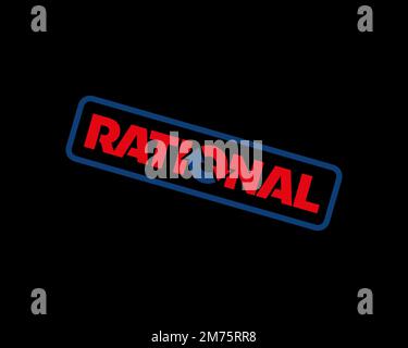 Rational AG, Logo, Black background Stock Photo - Alamy