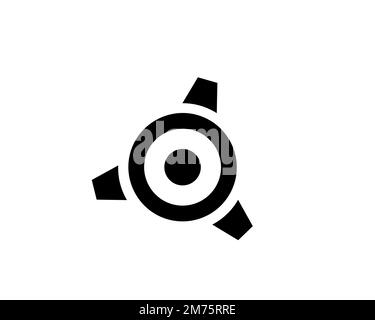 Reactor, rotated logo, white background Stock Photo - Alamy