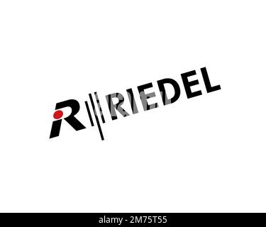 Riedel Communications, Logo, White background Stock Photo - Alamy