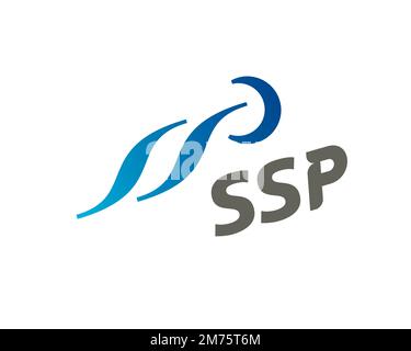SSP Group, Logo, White background Stock Photo - Alamy