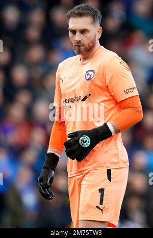 Chesterfield, UK. 7th Jan, 2023. Armando Dobra of Chesterfield during ...