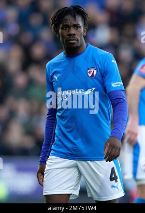 Chesterfield, UK. 7th Jan, 2023. Armando Dobra of Chesterfield during ...