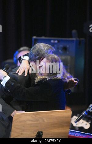 Munich, Germany. 07th Jan, 2023. Wolfgang Bosbach and his daughter ...