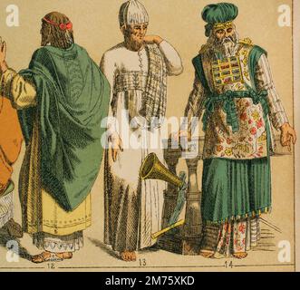 Israel. Hebrews. From left to right; 15: priest's vestment, 16 ...