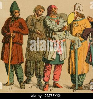 Near East. Parthians. From left to right; 22-23: Parthians of lower ...