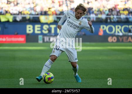 Villarreal, Spain, January 7, 2023. Luca Modric of Real Madrid during ...
