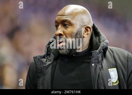 Sheffield, UK. 7th Jan, 2023. Darren Moore manager of Sheffield ...