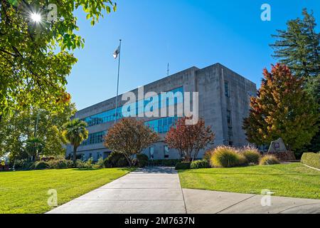 The Shasta County Administration Building in Redding, California, USA ...