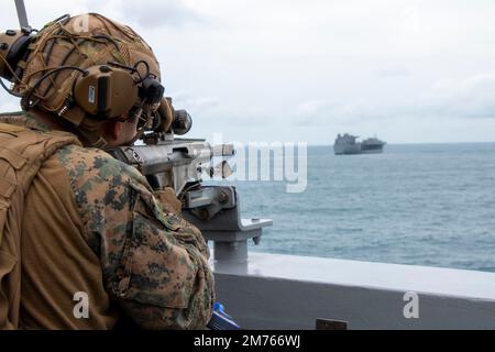 NATUNA SEA (Jan. 7, 2023) – Marines assigned to a Maritime Raid Force ...